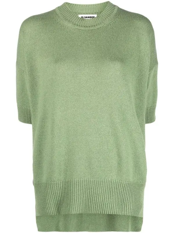 JIL SANDER Knitted Cashmere Top