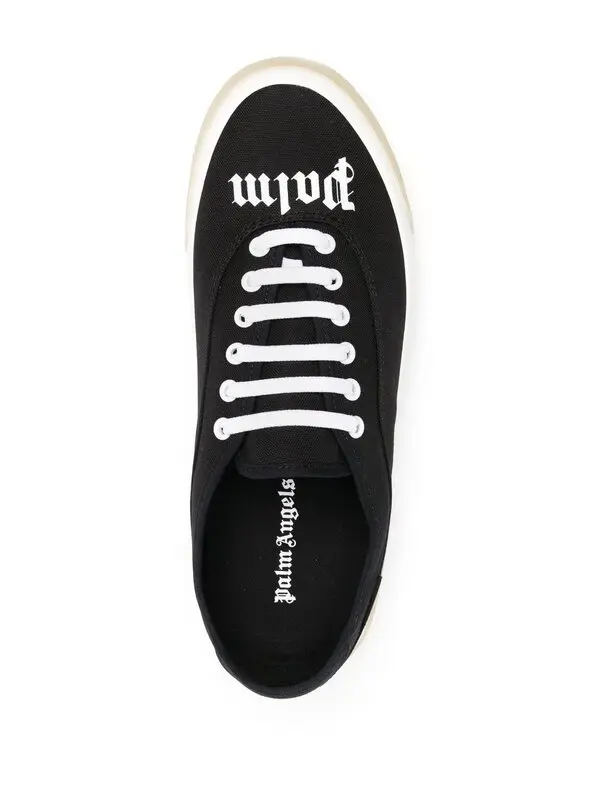 Palm Angels Logo Skaters Sneakers - Black