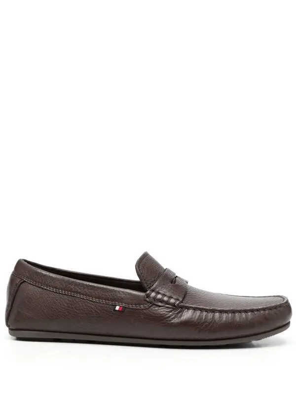 Tommy Hilfiger Pebbled Leather Loafers
