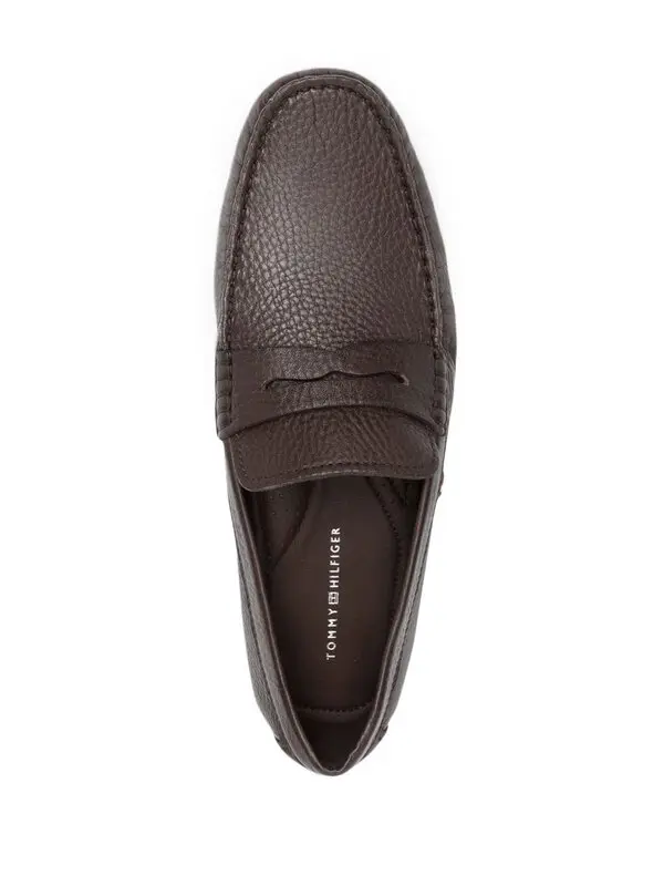 Tommy Hilfiger Pebbled Leather Loafers