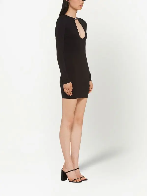 miu miu cut out dress Miu Miu Spring 2010 swallow print dress new onlineFab twist neckline with  cutouts as seen on the runwayFollow the link in our bio to shop #mumu  #vintagefashion # vintagestyle #vintagedress
