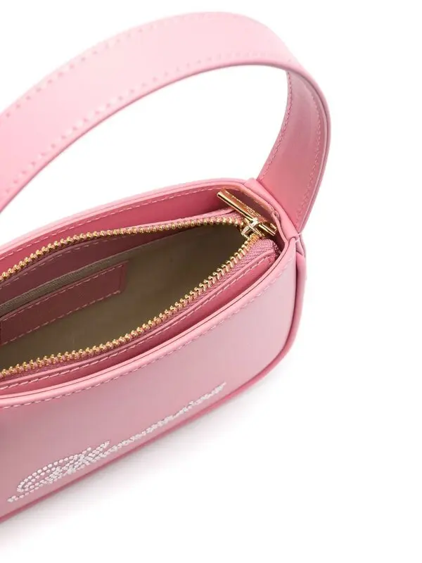 Blumarine Crystal-embellished Shoulder Bag - Pink