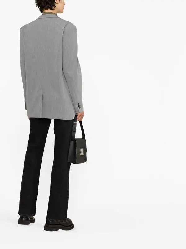MAISON MARGIELA Boxy Single-breasted Blazer - Grey