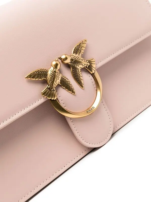 Pinko Love One Classic Shoulder Bag - Pink