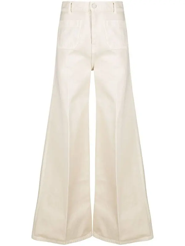 JOSEPH Wide-leg Denim Jeans