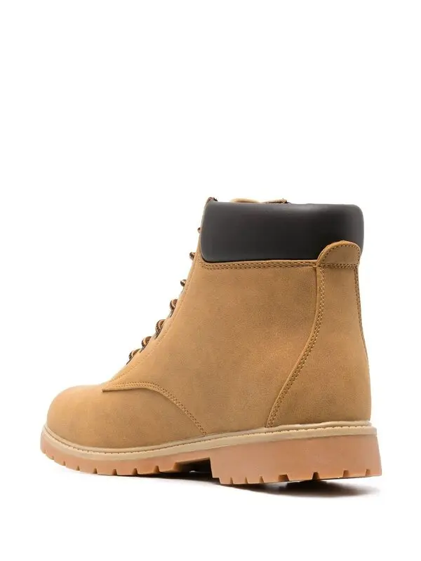 FILA Embroidered-logo Lace-up Ankle Boots