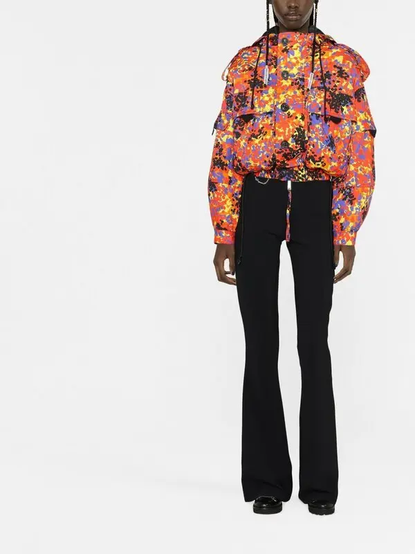 Dsquared2 Abstract-print Hooded Jacket