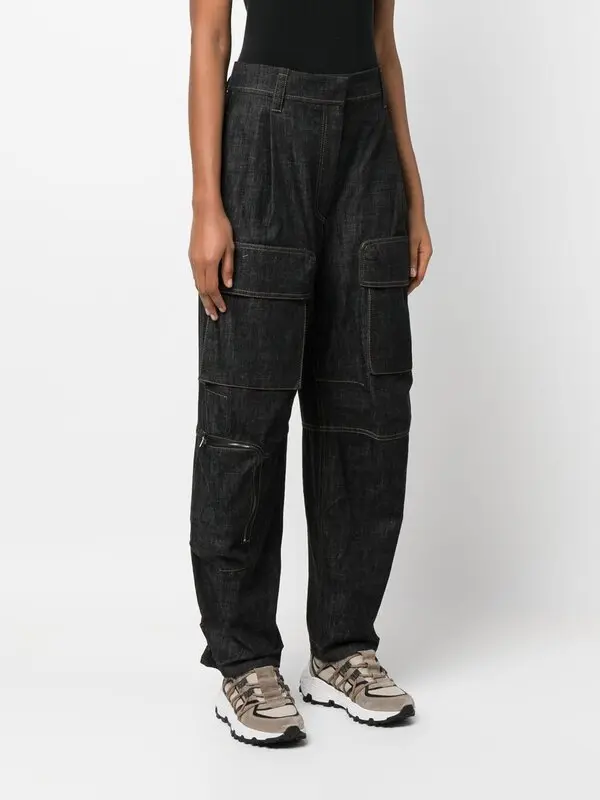 Brunello Cucinelli High-waisted Cargo Jeans