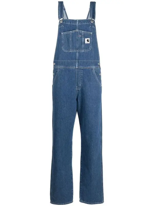 Carhartt Work In Progress Bib Straight-leg Overalls - Blue