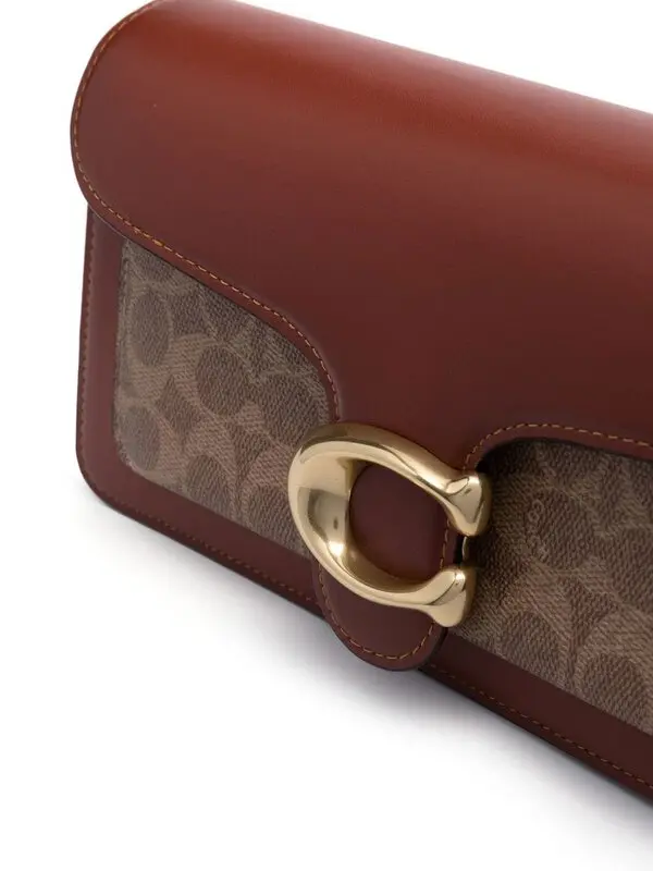 COACH Tabby Leather Shoulder Bag - Brown