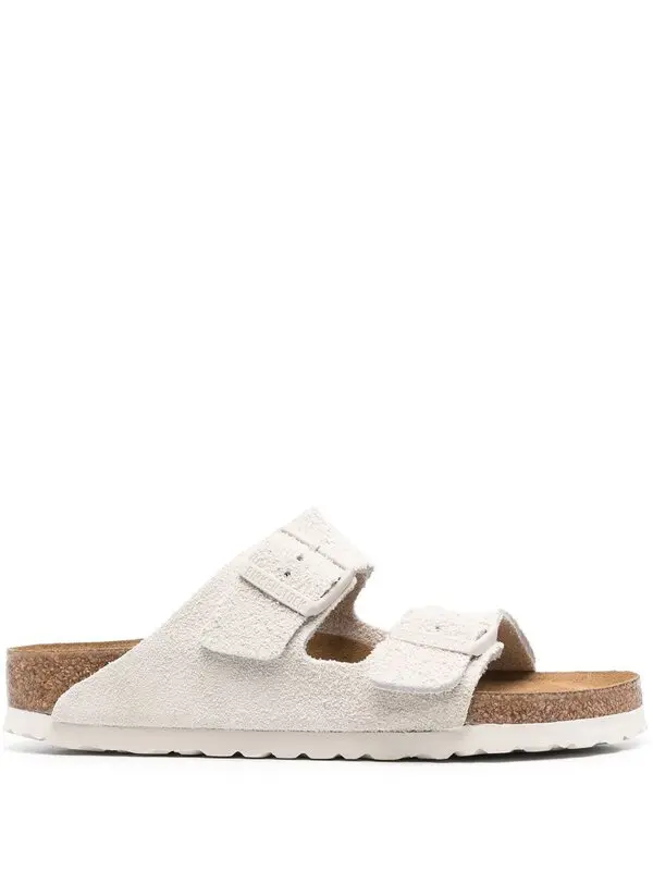 BIRKENSTOCK Arizona Suede Sandals - White