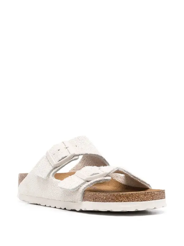 BIRKENSTOCK Arizona Suede Sandals - White
