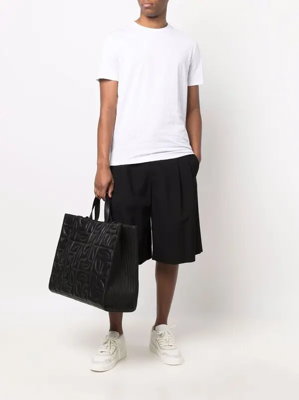 Balmain Logo Pattern T-shirt