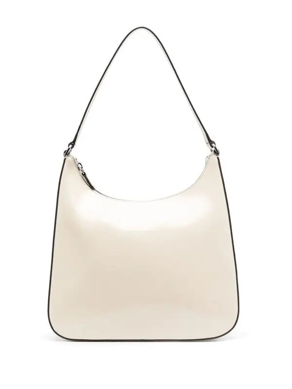Staud Alec Leather Shoulder Bag - Neutrals