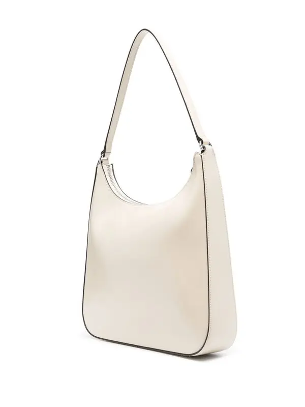 Staud Alec Leather Shoulder Bag - Neutrals
