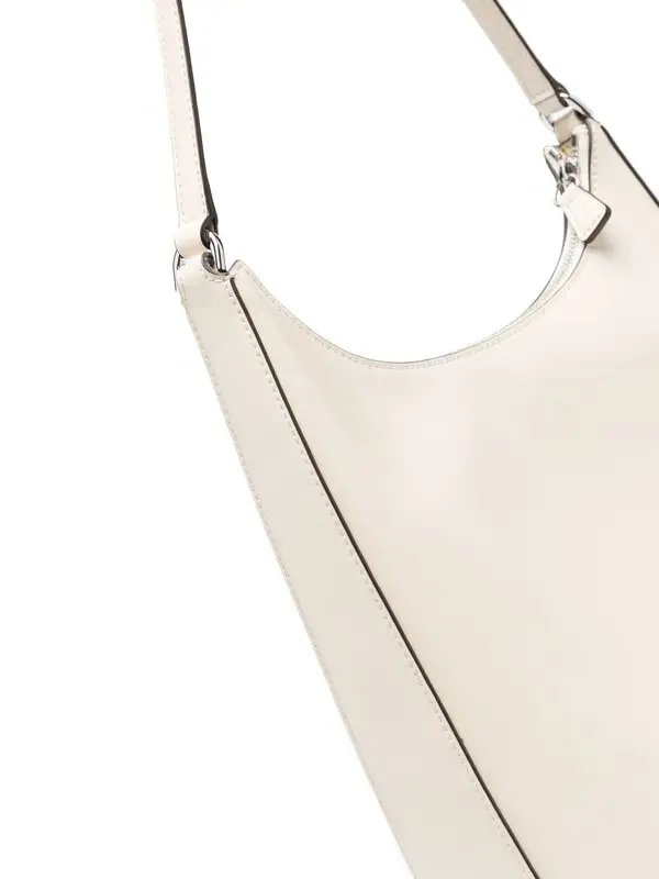Staud Alec Leather Shoulder Bag - Neutrals