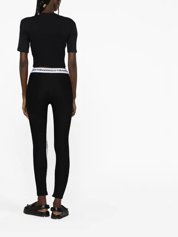 Rabanne Logo Tape Leggings