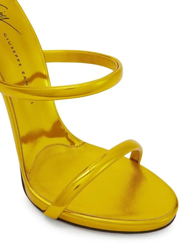 GIUSEPPE ZANOTTI High-heeled Strappy Sandals - Yellow