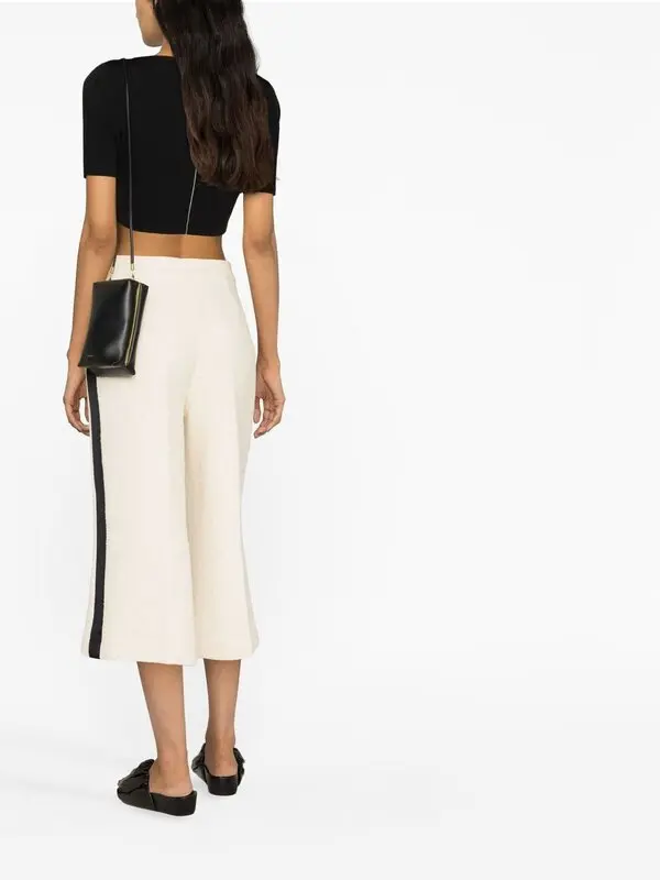 SEMICOUTURE High-waisted Cropped Trousers