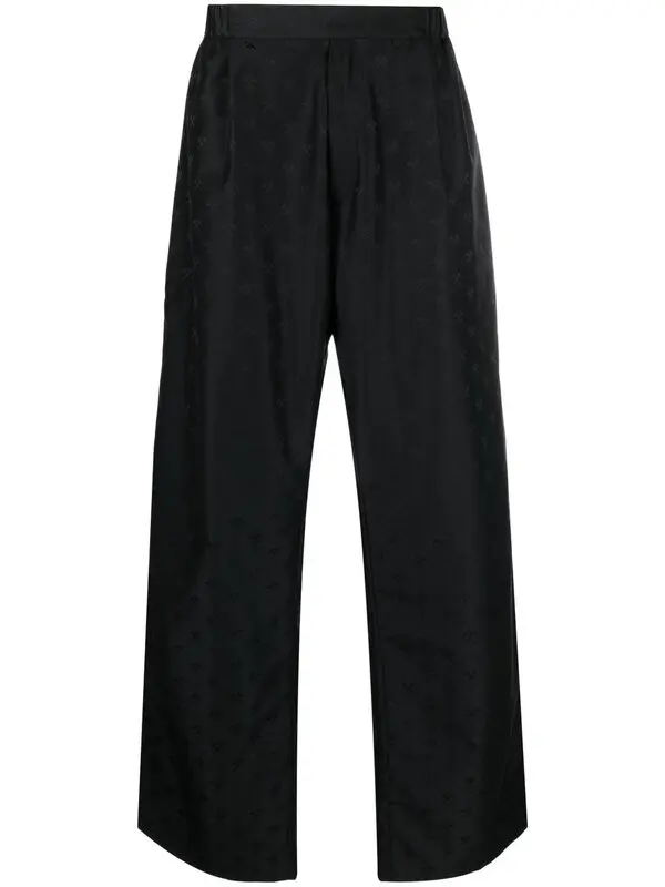 GMBH Hammer-jacquard Straight-leg Trousers
