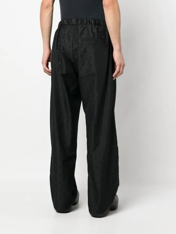GMBH Hammer-jacquard Straight-leg Trousers