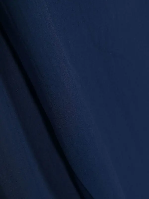 Alberta Ferretti Lightweight Long Silk Scarf - Blue