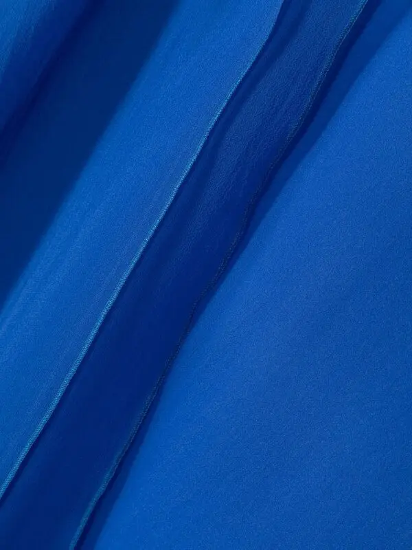 Alberta Ferretti Lightweight Long Silk Scarf