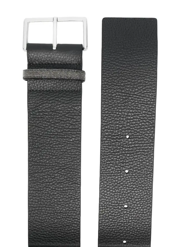Fabiana Filippi Grained-leather Wide Belt