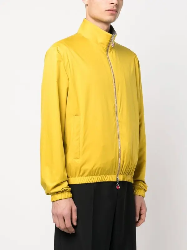 Kiton Funnel Neck Bomber Jacket
