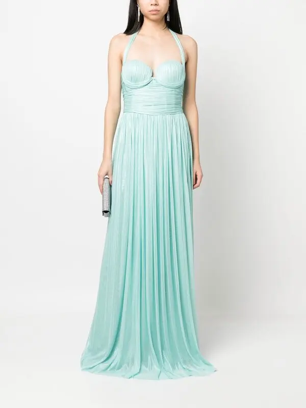 JEAN-LOUIS SABAJI Tulle Maxi Dress