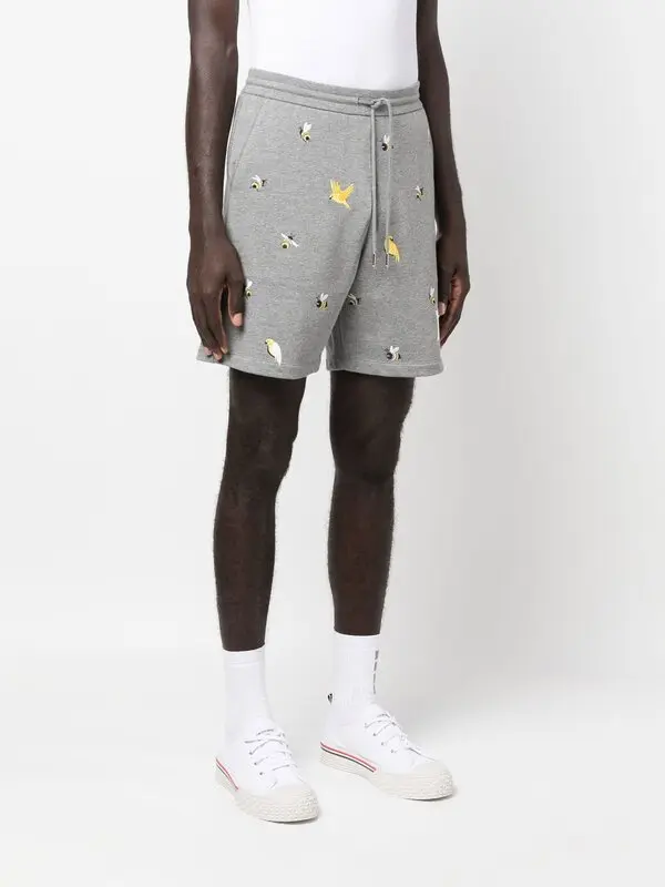 Thom Browne Cartoon-print Thigh-length Shorts