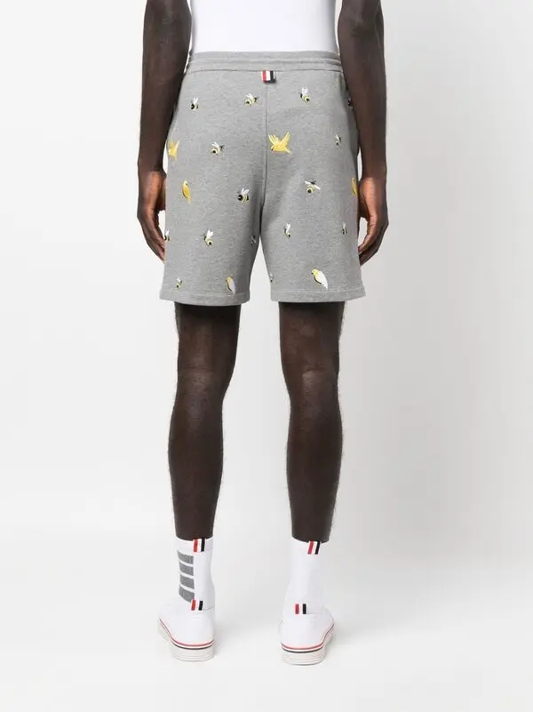 Thom Browne Cartoon-print Thigh-length Shorts