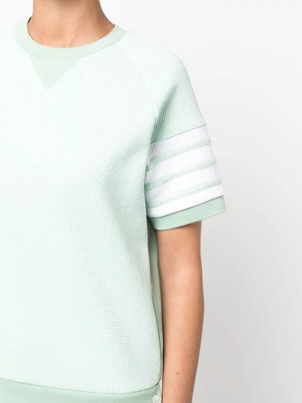 Thom Browne 4-bar Stripe T-shirt - Green