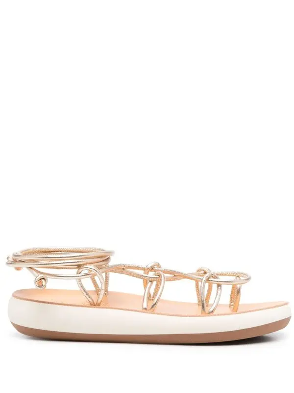 ANCIENT GREEK SANDALS Lace-up Flatform Sandals