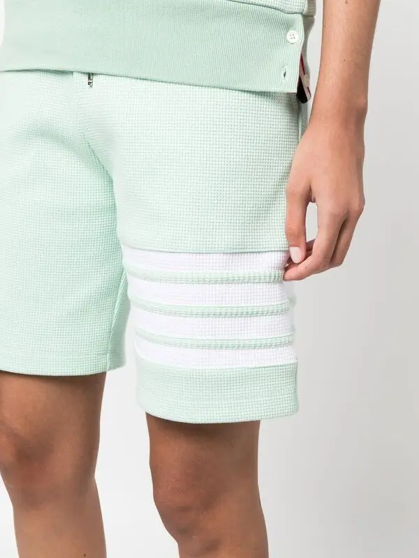 Thom Browne 4-bar Stripe Shorts - Green