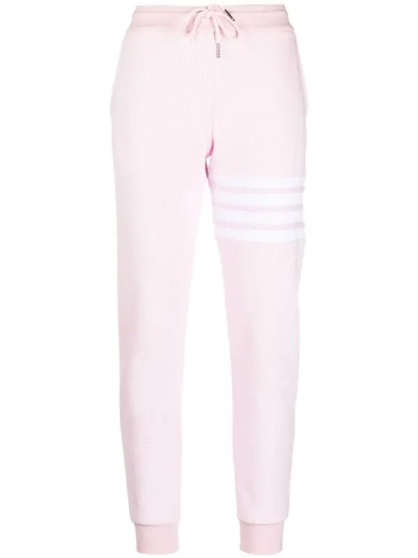 Thom Browne 4-bar Stripe Tapered Joggers - Pink