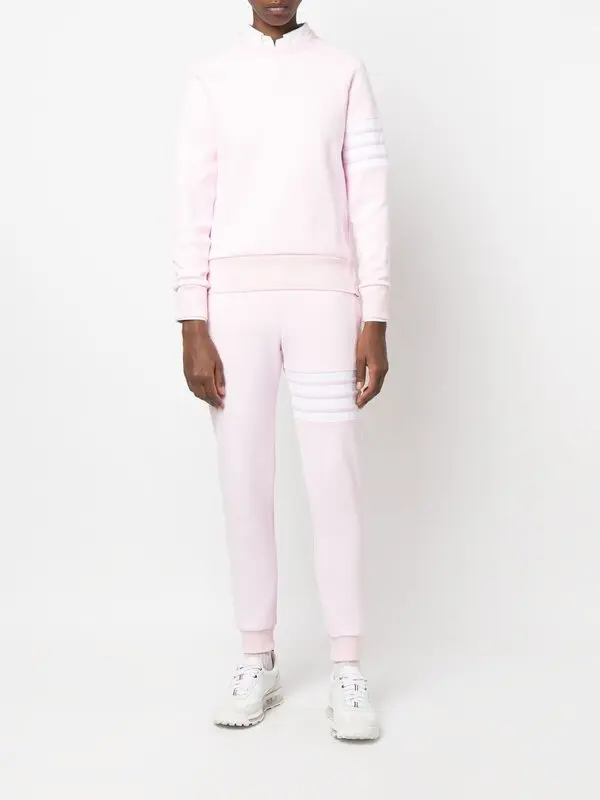 Thom Browne 4-bar Stripe Tapered Joggers - Pink