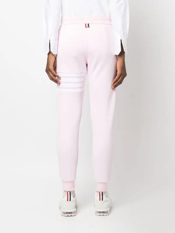 Thom Browne 4-bar Stripe Tapered Joggers - Pink