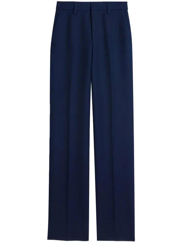 AMI Paris High-waisted Wool Trousers