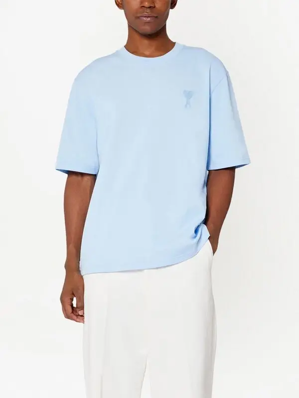 Ami De Coeur Short-Sleeve T-Shirt In Blue - 40% Off | Editorialist