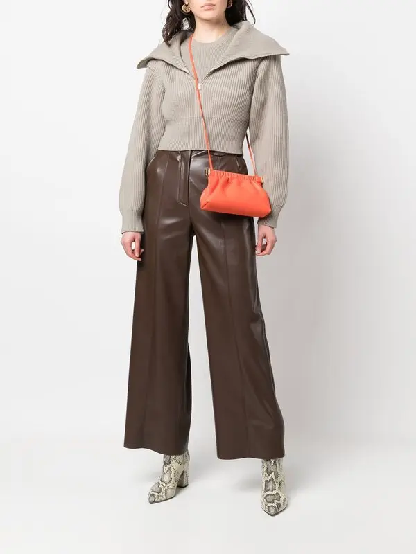 Nanushka Kisslock Crossbody Bag