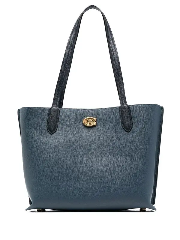 COACH Willow Leather Tote Bag
