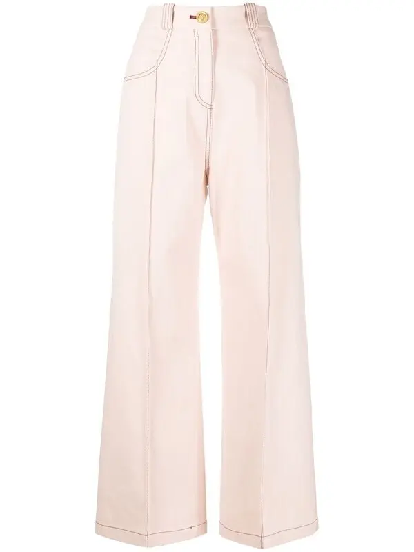 Giambattista Valli High-rise Wide-leg Trousers