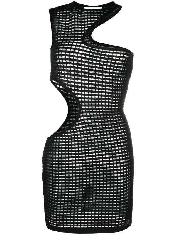 GENNY Cut-out Detail Mini Dress