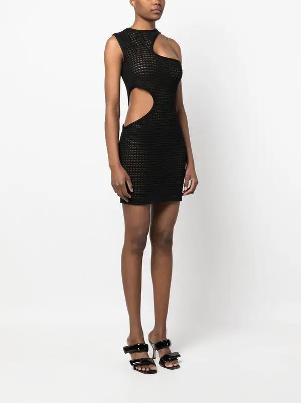 GENNY Cut-out Detail Mini Dress