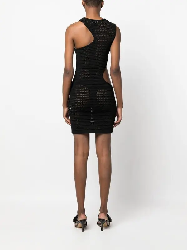 GENNY Cut-out Detail Mini Dress