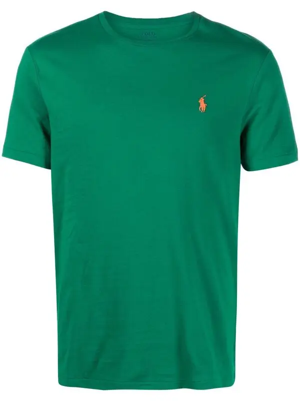 Polo Ralph Lauren Embroidered-logo Short-sleeve T-shirt - Green