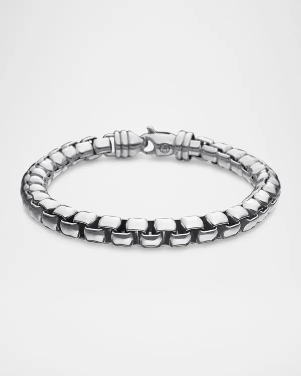 David Yurman Box Chain Bracelet, 7mm - Silver