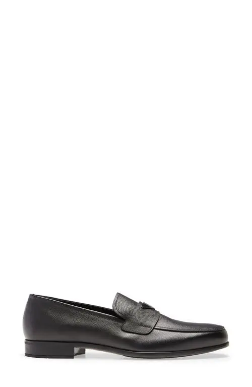 Prada Triangle Logo Loafer - Black