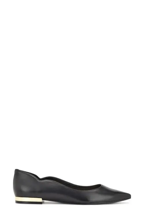 Nine West Pointed-toe Flat - Black